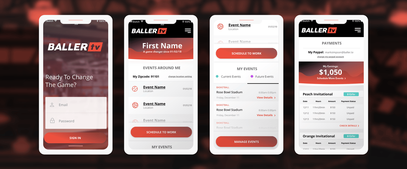Websites Portfolio: BallerTV